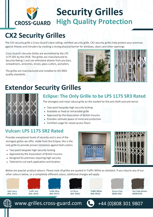 Extendor Security Grilles - Security Grilles and Security Bars